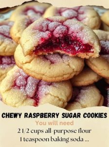 Soft and Chewy Raspberry Sugar Cookies – Yummy Recipes